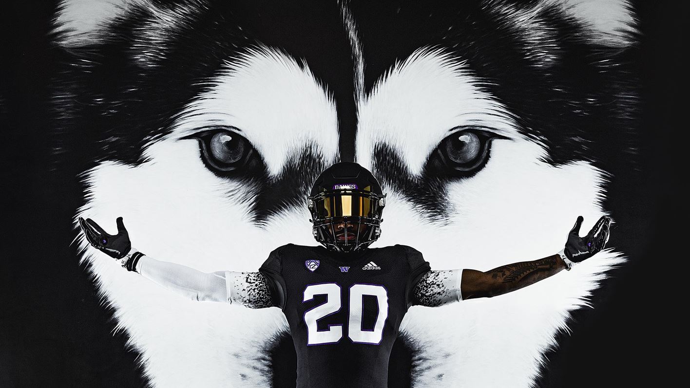Washington Huskies football to wear black DAWGS uniform - Uniform Authority